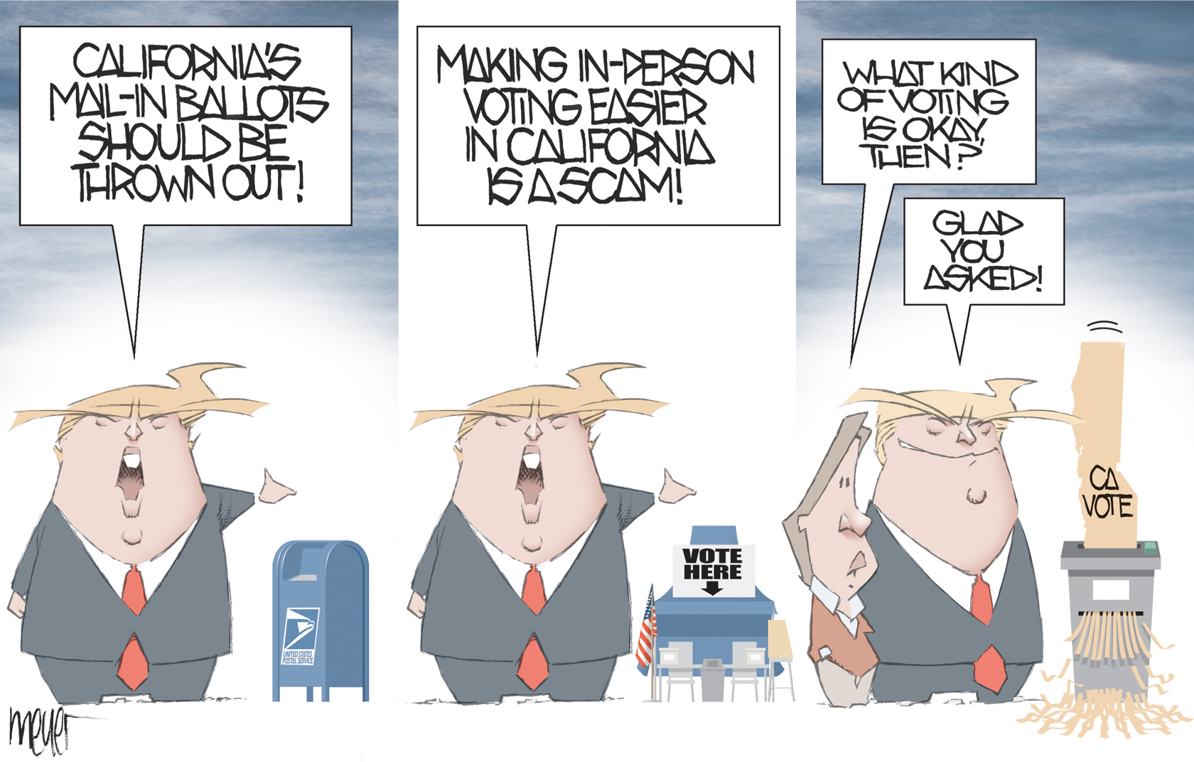 California cartoons | Meyer Cartoons